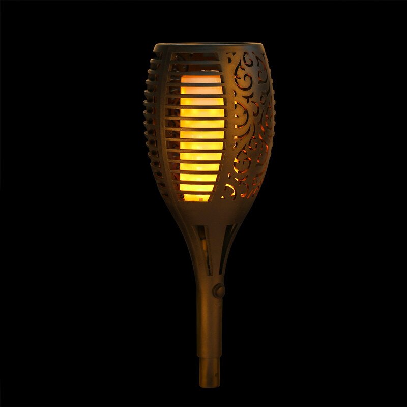 Solar led Flame Underground Lamps fire effect Lawn... – Grandado