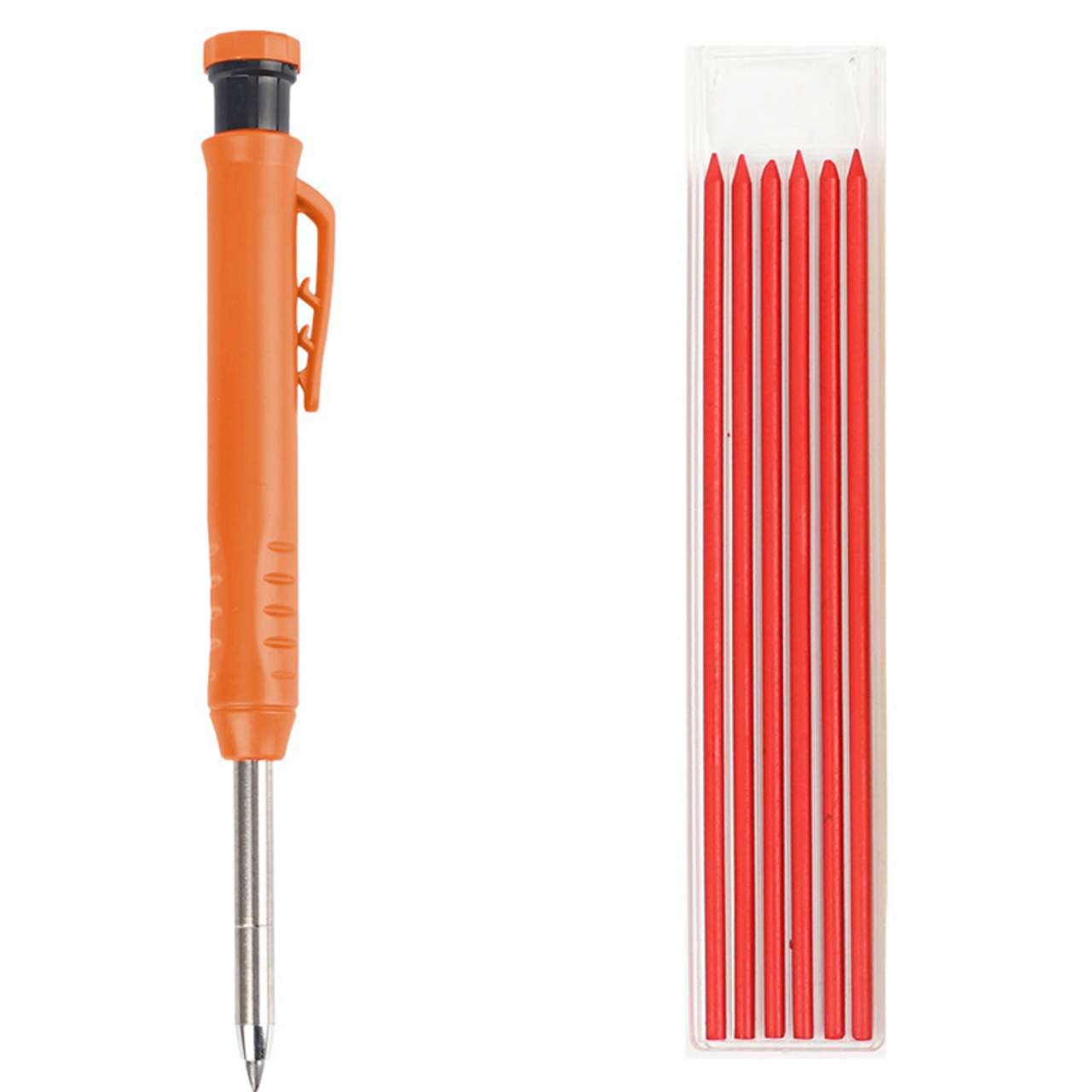 DIY Carpenter Pencil Set Refill Leads Built-in Sha... – Vicedeal