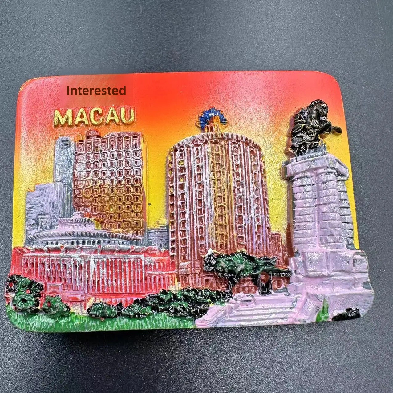Macau Tourism Souvenir Magnetic Metal Fridge Magne... – Grandado