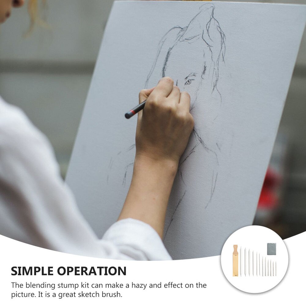 1 Set/14pcs Practical Drawing Sketching Blending S... – Vicedeal