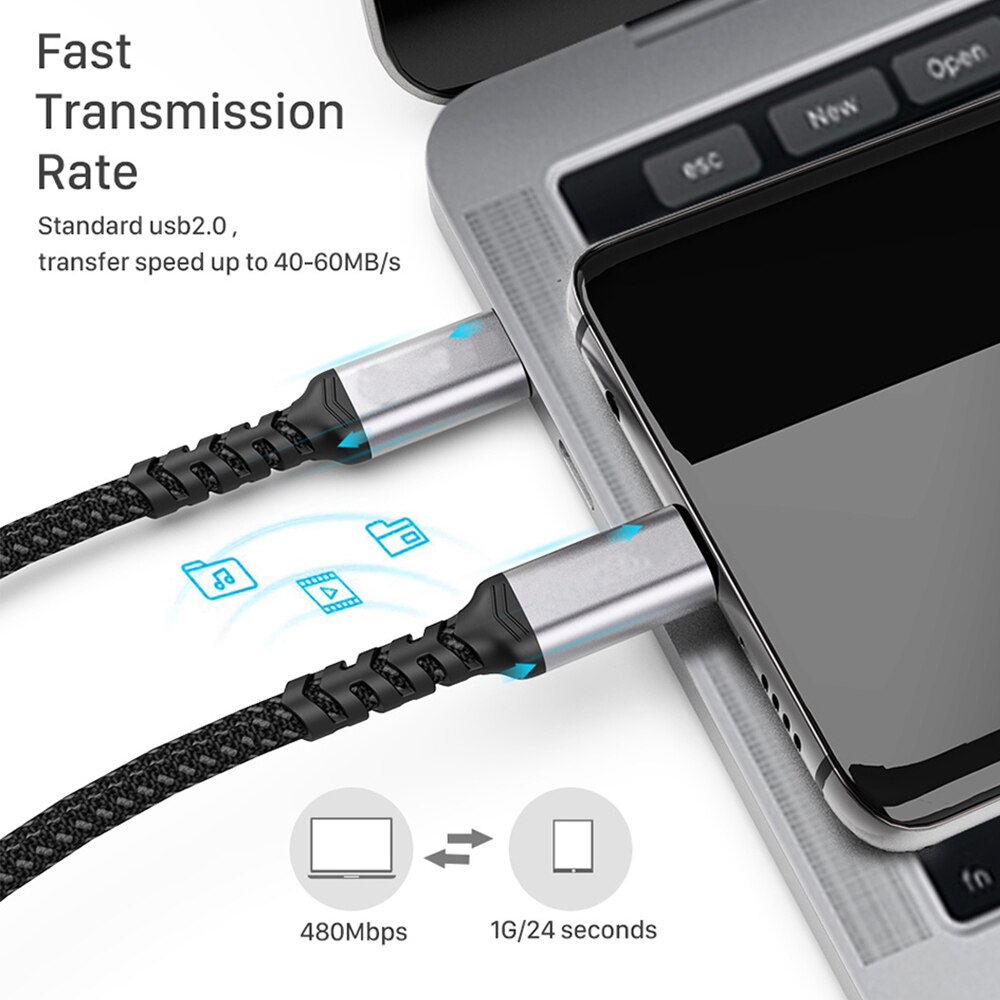 USB 4 Thunderbolt 3 Cable 100W 5A/20V 3.1 Fast PD ... – Vicedeal