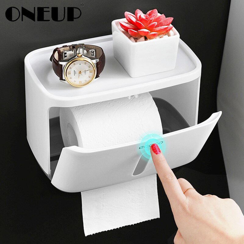 ONEUP Portable Toilet Paper Holder Wall-mounted Hy... – Vicedeal