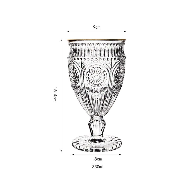 Europe-Style Retro Glass Cup Heat-Resistant Water ... – Vicedeal