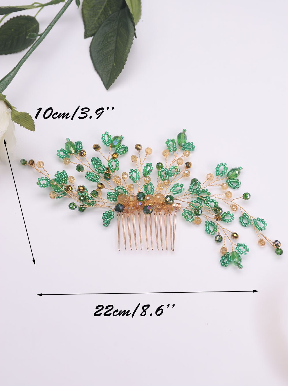 Green Crystal Chic Handmade Bridal Shower Banquet ... – Vicedeal