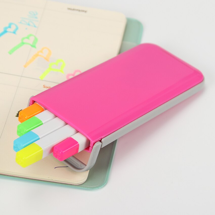 5 teile/satz Mini Highlighter Stift Candy Farben N... – Vicedeal