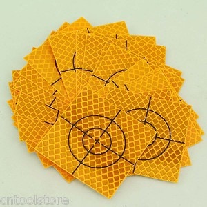 20 stücke Gelb Reflektor Blatt 50x50mm Reflektiere... – Vicedeal