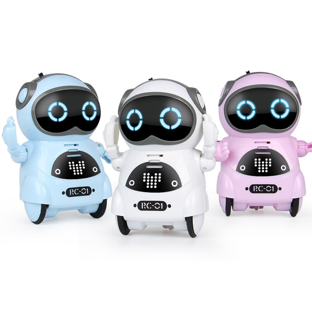 Intelligent Mini RC Robot Toy Talking Sound Contro... – Grandado