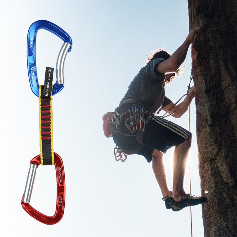 Climbing Rock Climbing Quickdraw Sling Safety Lock... – Grandado