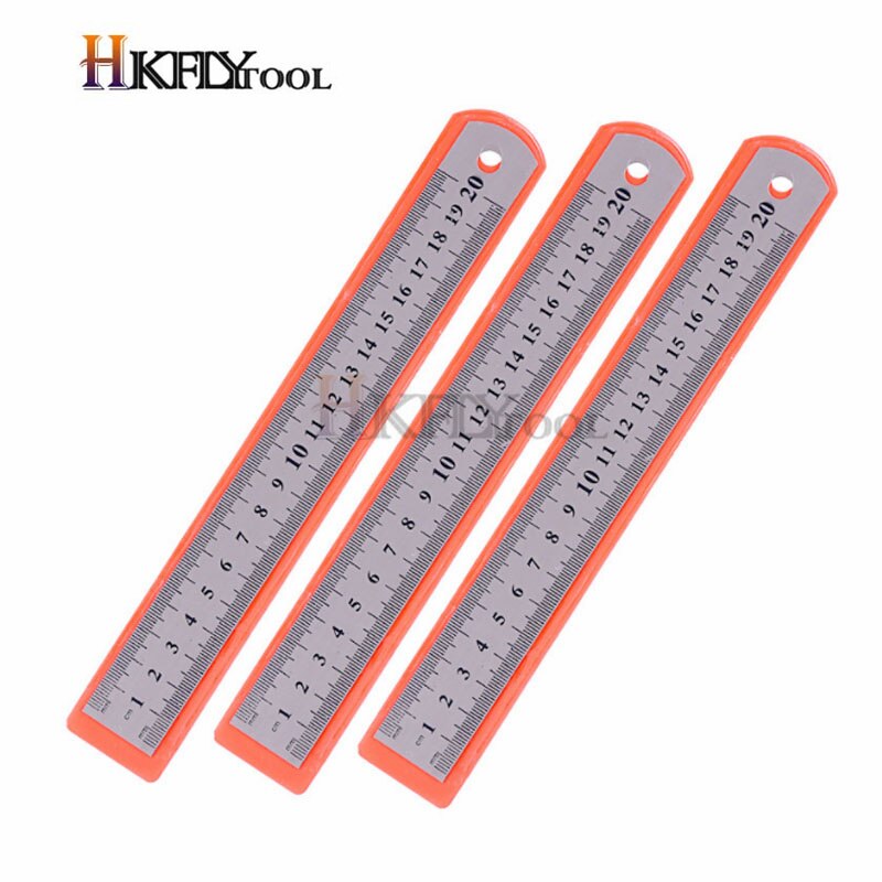 1pcs Straightedge Double Side Scale Metal Ruler St... – Vicedeal