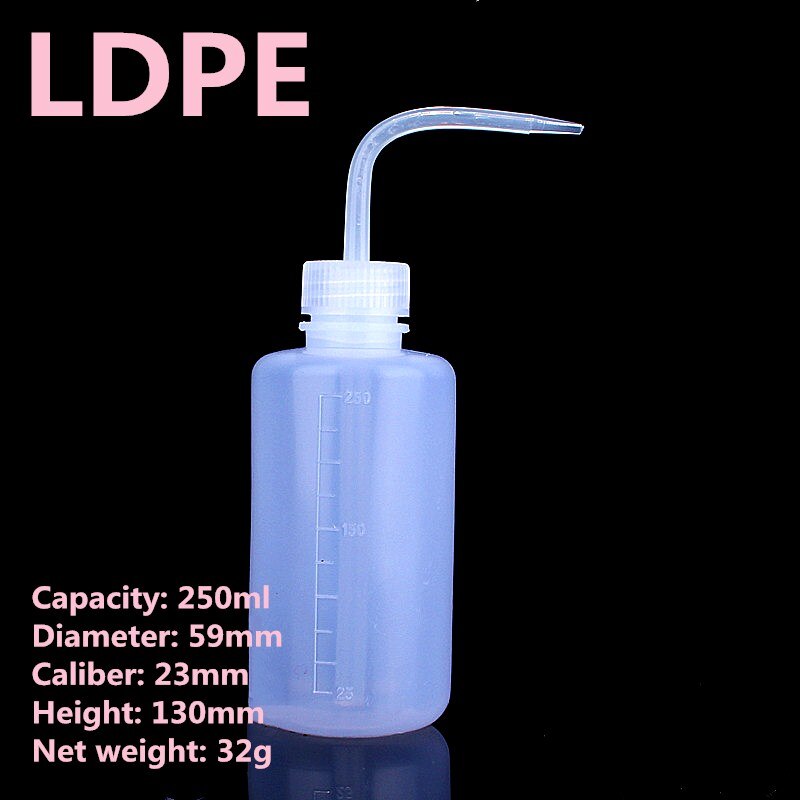 250ml Plastic LDPE Laborotary Tattoo Wash Squeezy ... – Grandado
