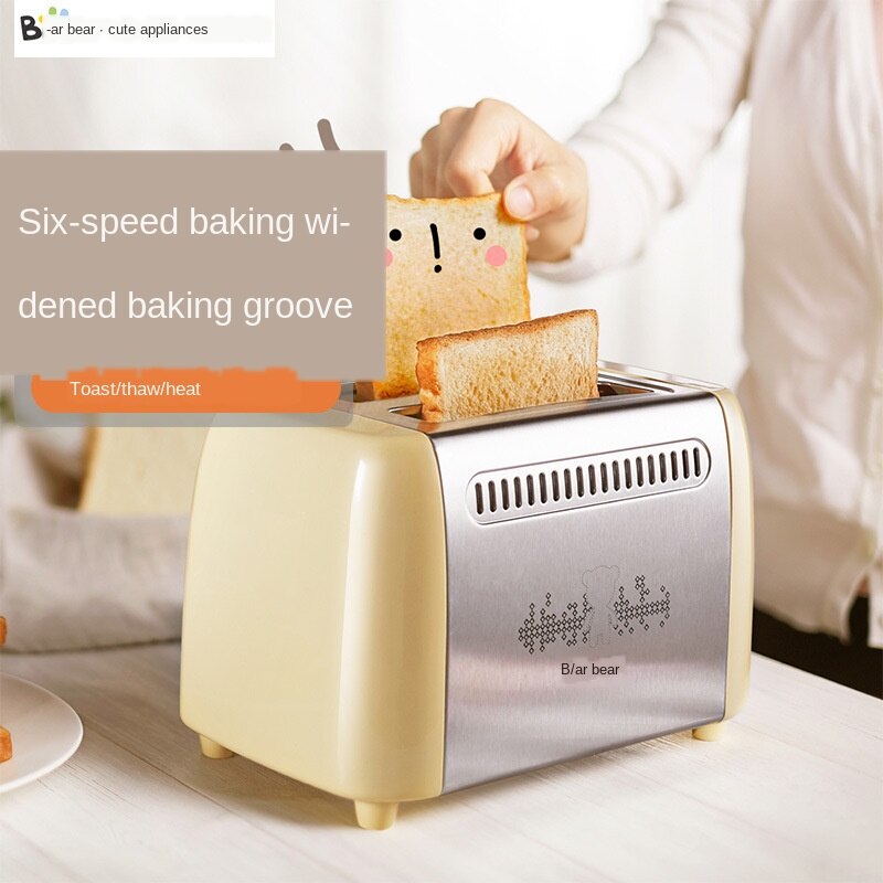 2 Slice Elektrische Brood Broodrooster Machine 6 V... – Grandado