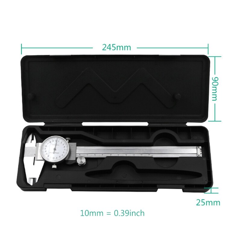 Metric Gauge Precision Dial Vernier Caliper Measur... – Grandado