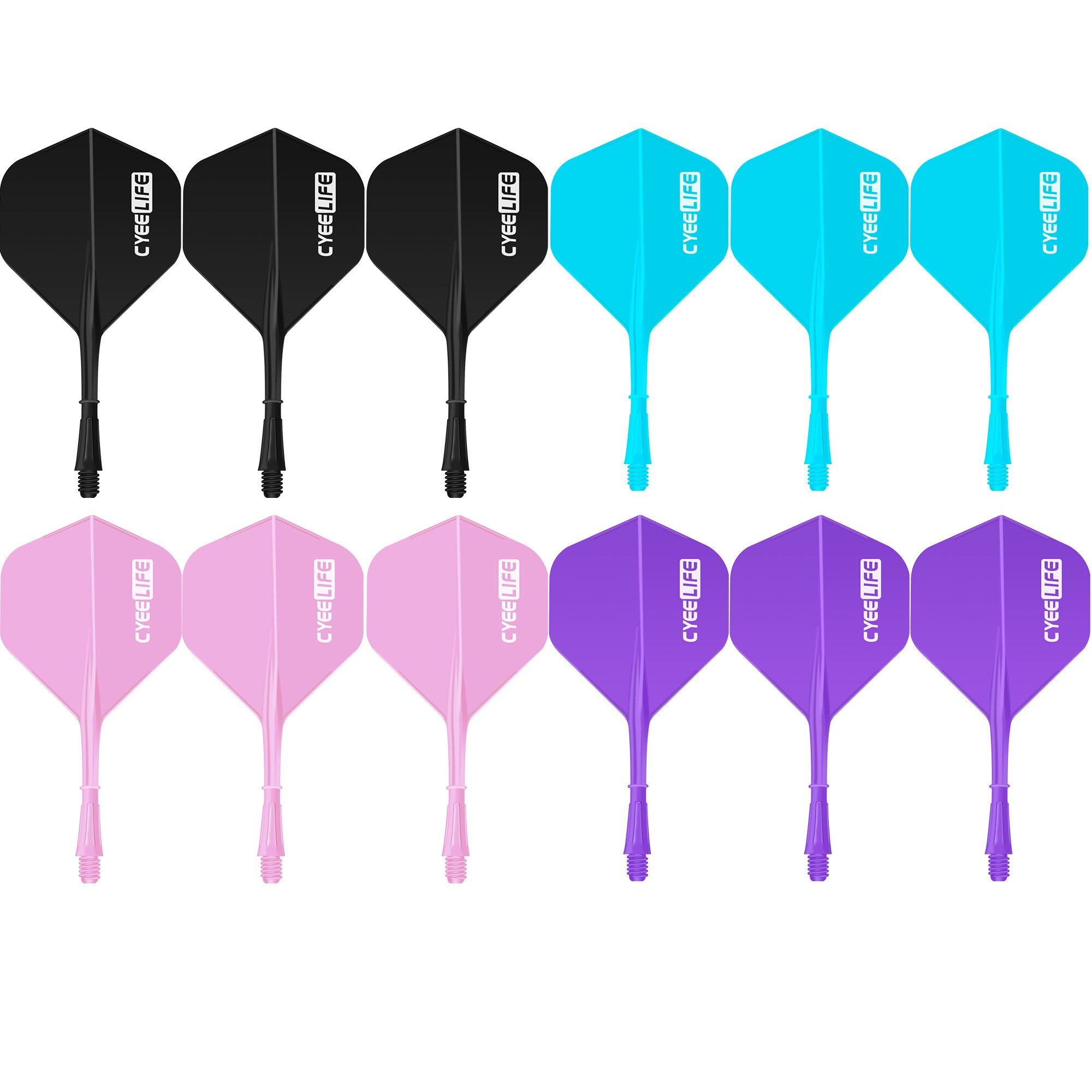CyeeLife 12 Packs Dart Flights One piece,Integrate... – Vicedeal