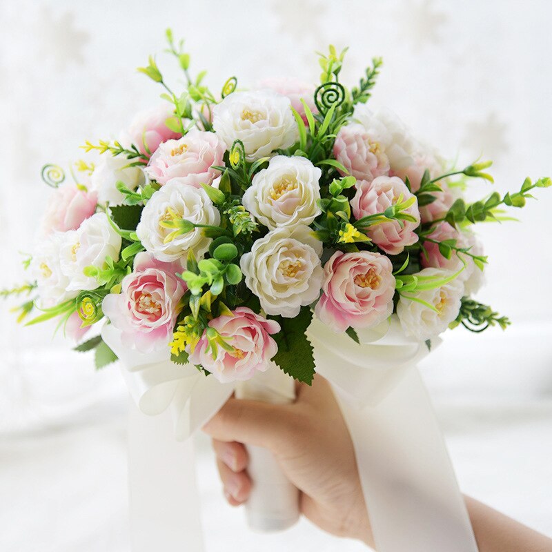 Wedding Bouquet Bridal flowers Bouquet Artificial ... – Grandado