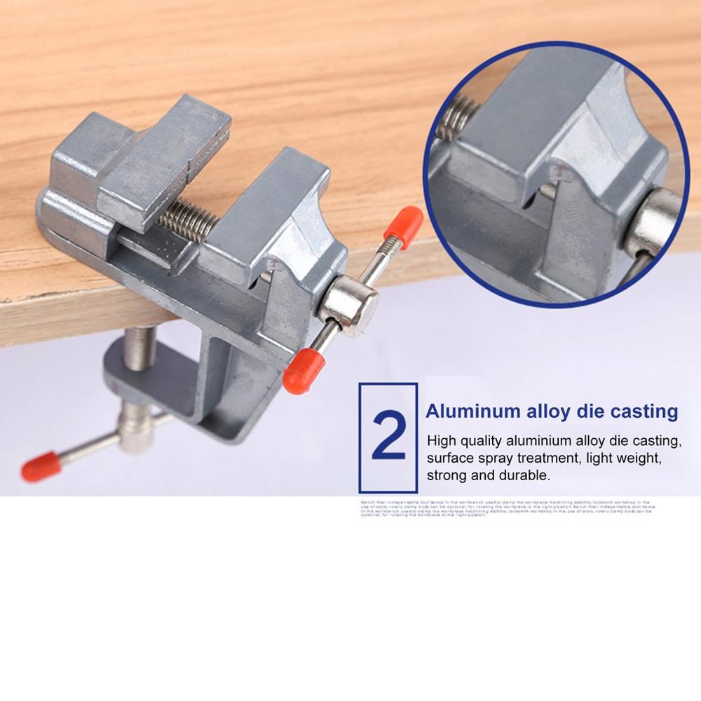 35MM Aluminium Alloy Table Bench Clamp Vise Mini B... – Grandado