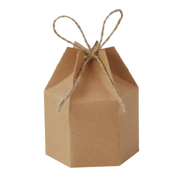 50Pcs Geschenkdozen Kraft Dozen Vouw Doos Papier G... – Vicedeal