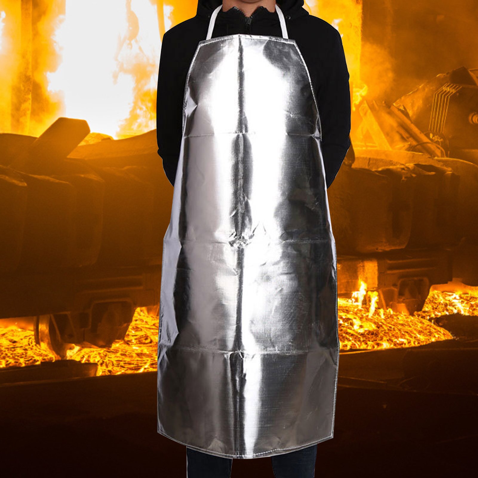 Safe Welding Apron Flame Heat Resistant Protective... – Vicedeal