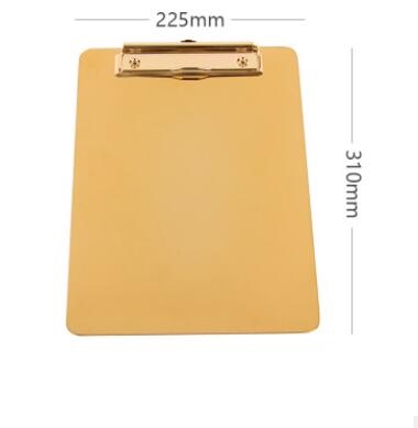 writing splint Golden Stainless Steel Folder menu – Vicedeal
