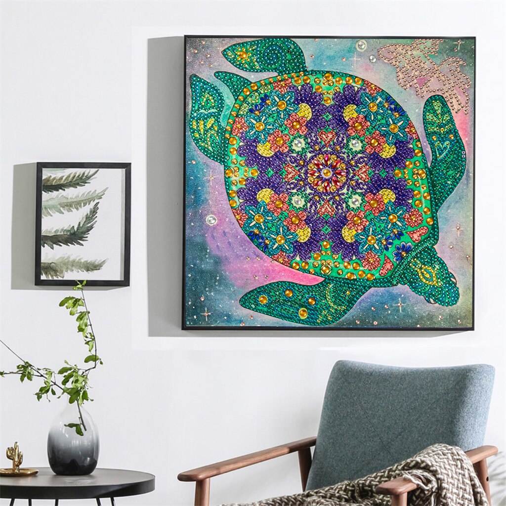 3D DIY Crystal Diamond Embroidery Sea Turtle Diamo... – Grandado