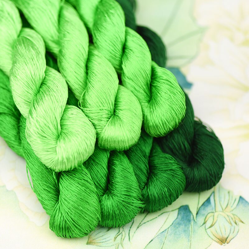 silk embroidery thread / 100% silk thread /hand em... – Grandado