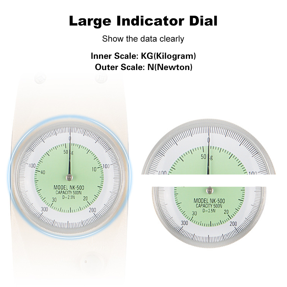 10N Analog Dynamometer High Accuracy Force Gauge H... – Vicedeal