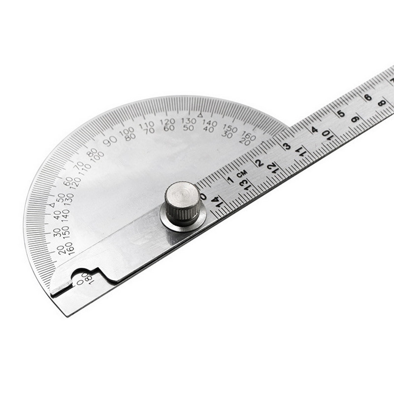 14.5/15cm 180 Degree Adjustable Protractor Multifu... – Grandado