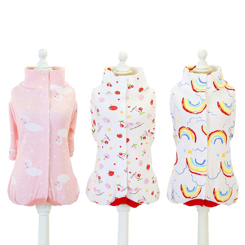 Kæledyr hundetøj søde hunde pyjamas tegneserie hun... – Grandado