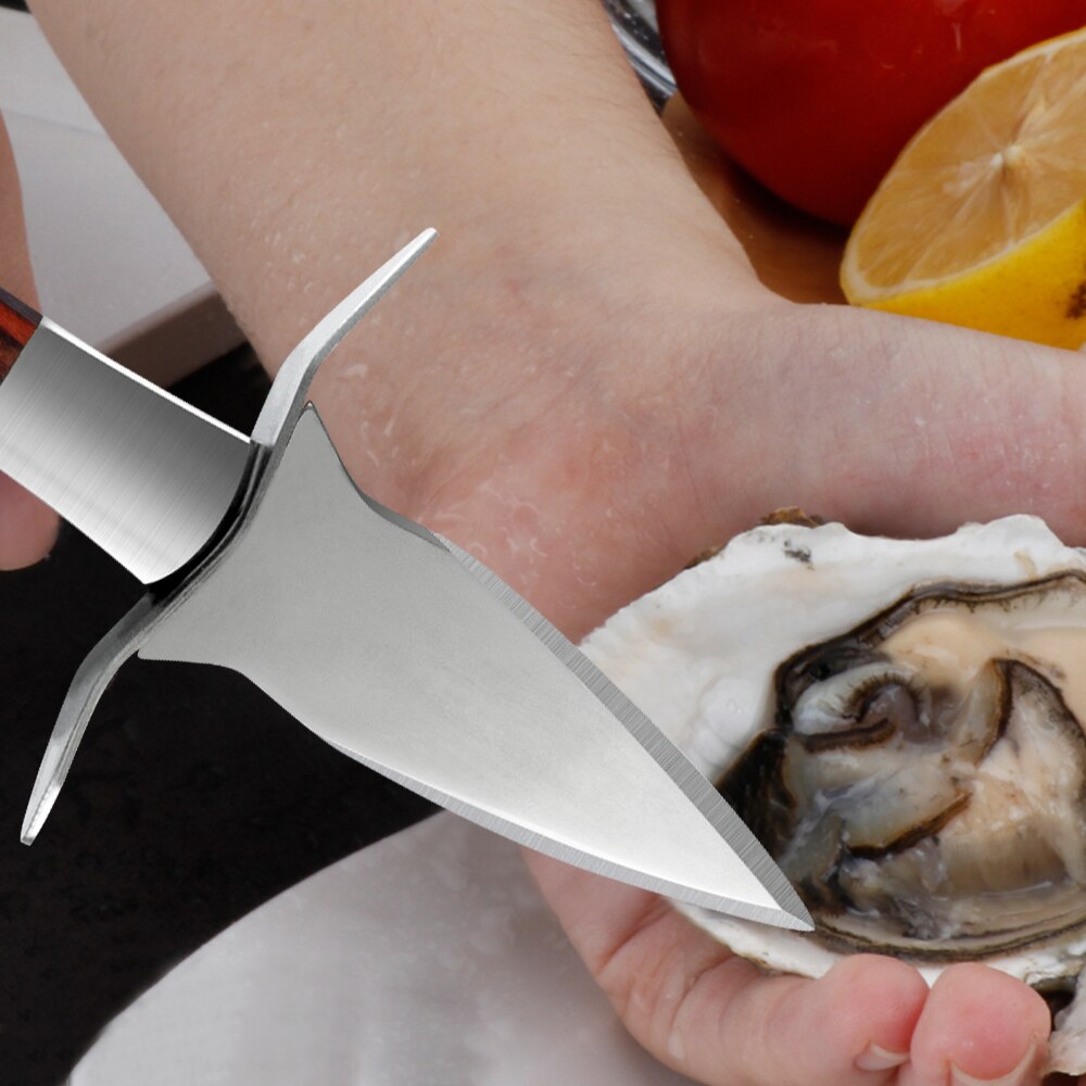 XYj Stainless Steel Oyster Knife Clam Open Shell T... – Grandado