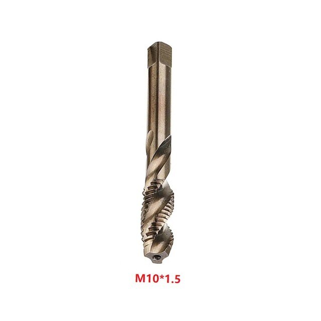 Metric HSS Spiral Flute Screw Threading Taps Drill... – Vicedeal