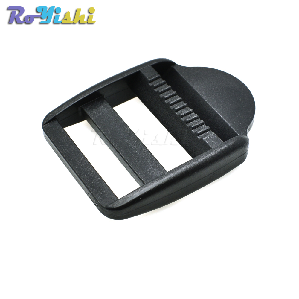 1"Black Ladder Lock Slider Plastic Buckles Backpac... – Grandado