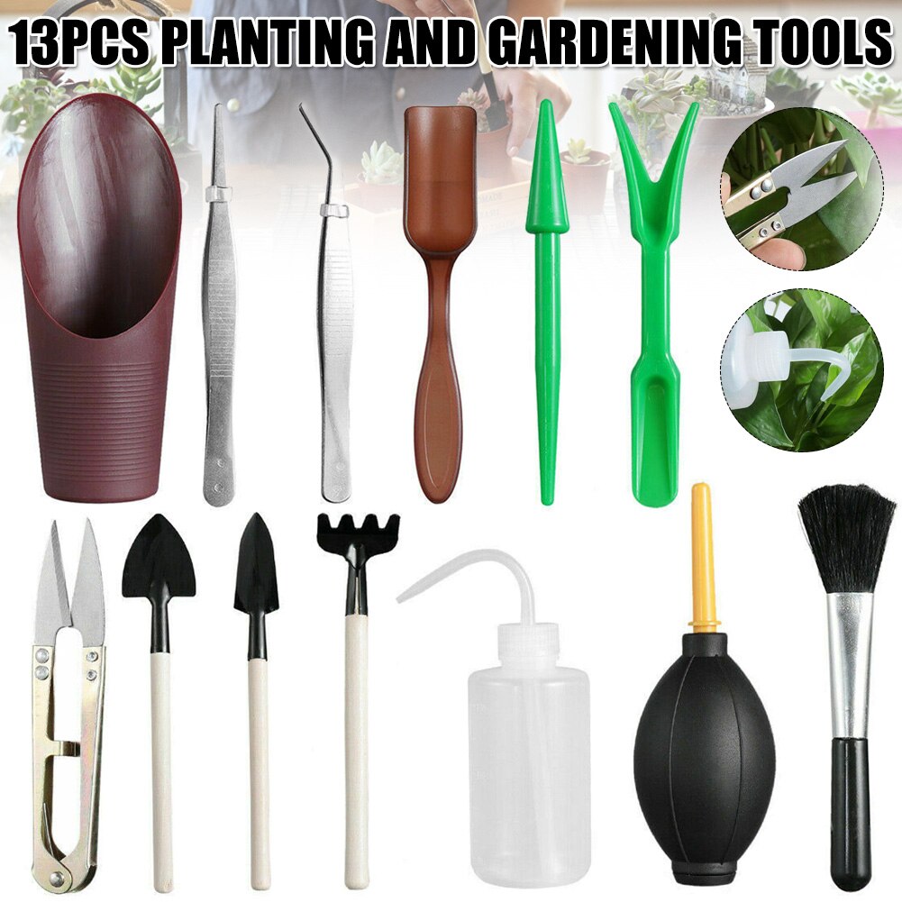 13pcs Mini Garden Planting Tools Set Hand Scissor ... – Vicedeal