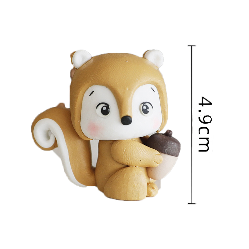 Jungle Animals Cake Decoration Soft Clay Cartoon S... – Grandado