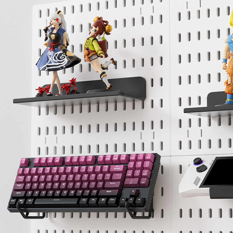 Wall - mounted pegboard for wall storage. Combine ... – Grandado