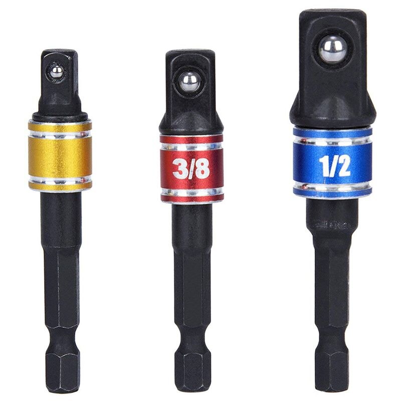 Impact Socket Adapter Extension Set Turns Power Dr... – Grandado
