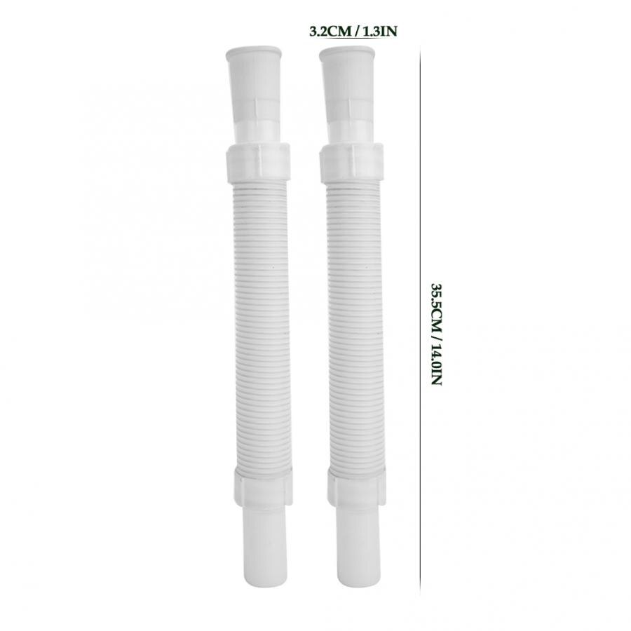 2Pcs Flexible Sink Drain Hose Retractable Bathroom... – Grandado