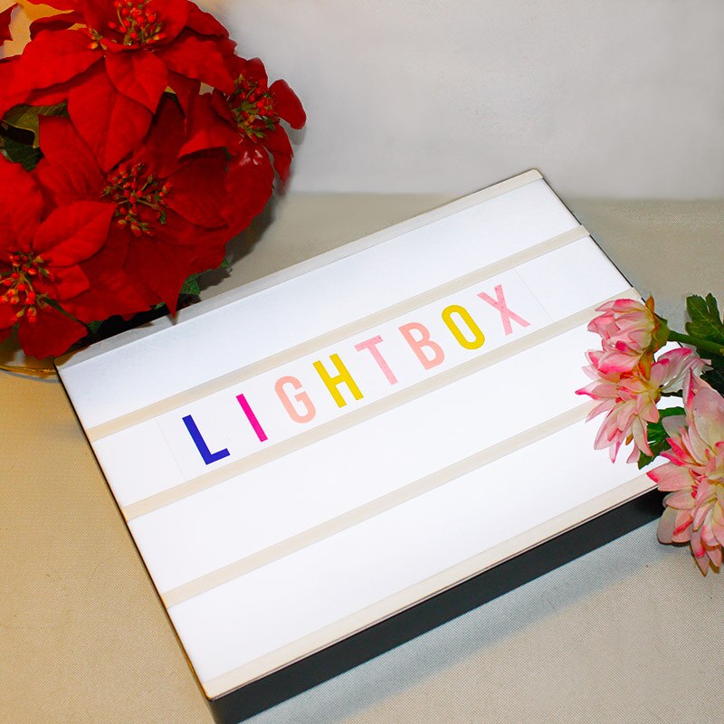 DECO Beautiful A3 Cinematic Light Box with 200 Let... – Grandado