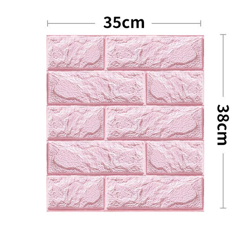 10Pcs 3D Brick Wall Stickers DIY Self Adhensive De... – Vicedeal