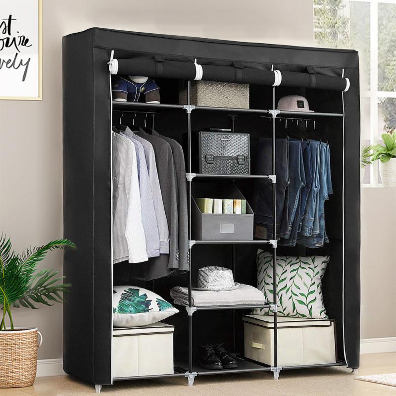 portable Non-woven Closet Wardrobe Cabinet clothes... – Grandado