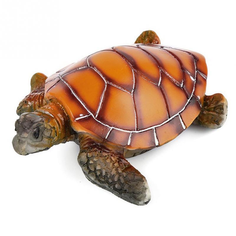 Artificial Polyresin Aquatic Sea Turtle Tortoise A... – Grandado