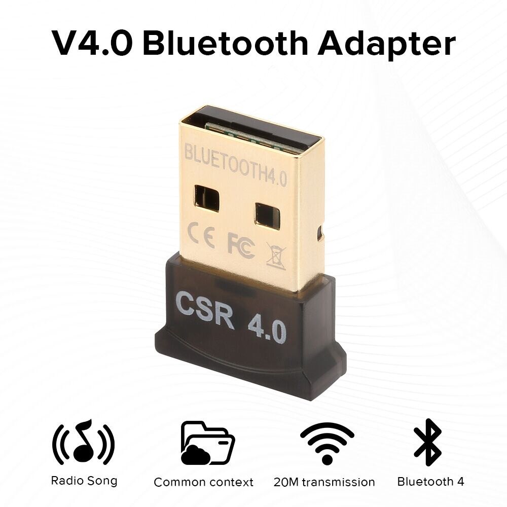 Trådlös usb bluetooth adapter bluetooth v4.0 csr ... – Grandado
