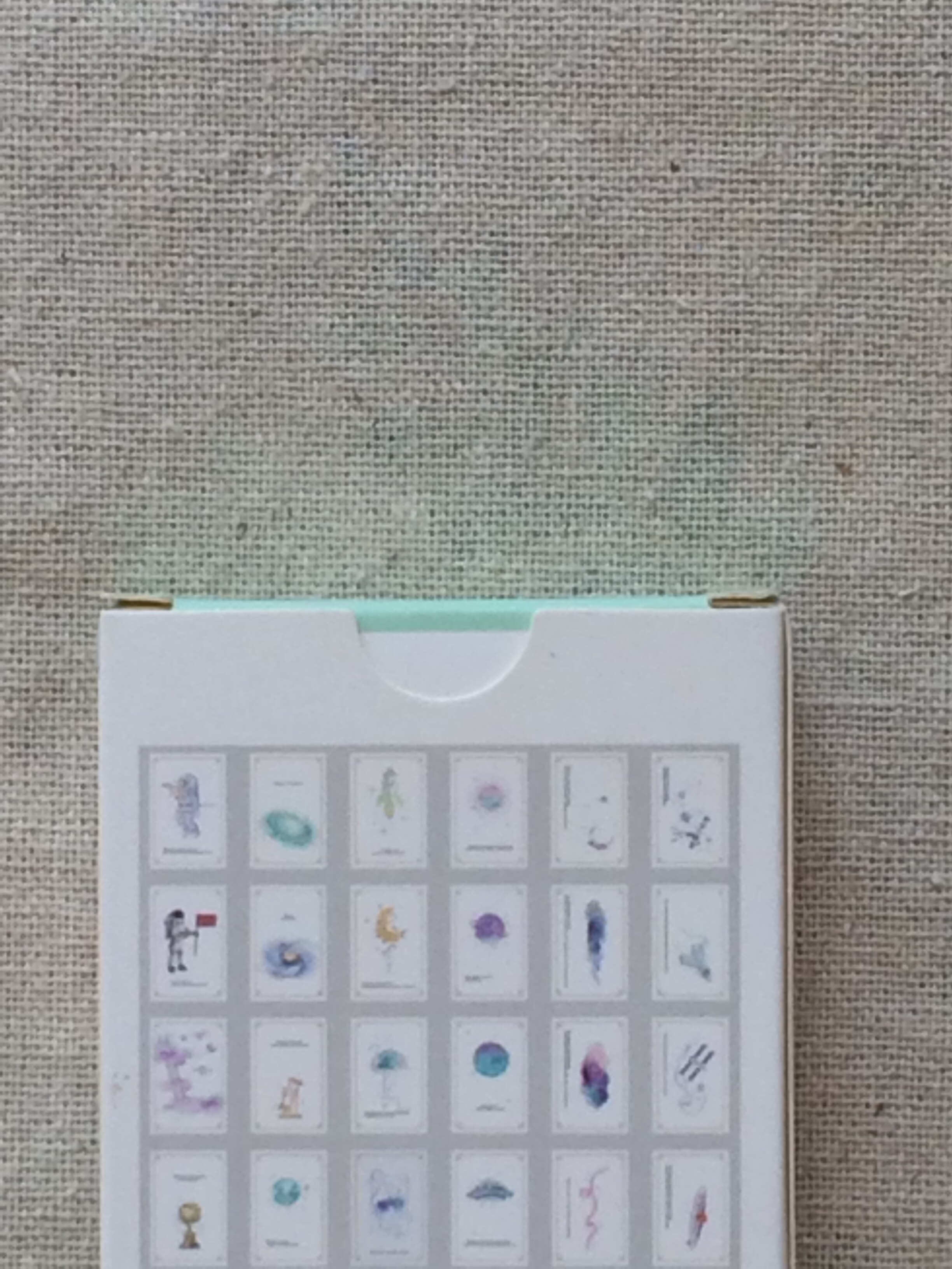 52mmx80mm universe poem paper lomo card – Grandado