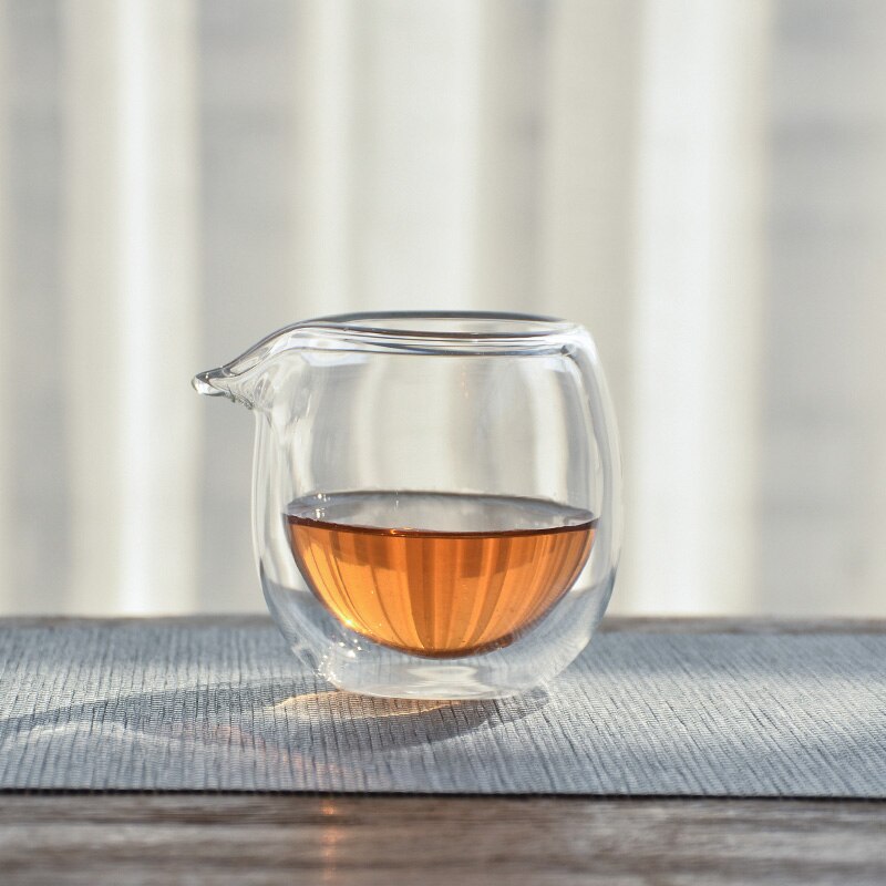 Heat Resistant Double Wall Glass Tea Pitcher Chaha... – Grandado
