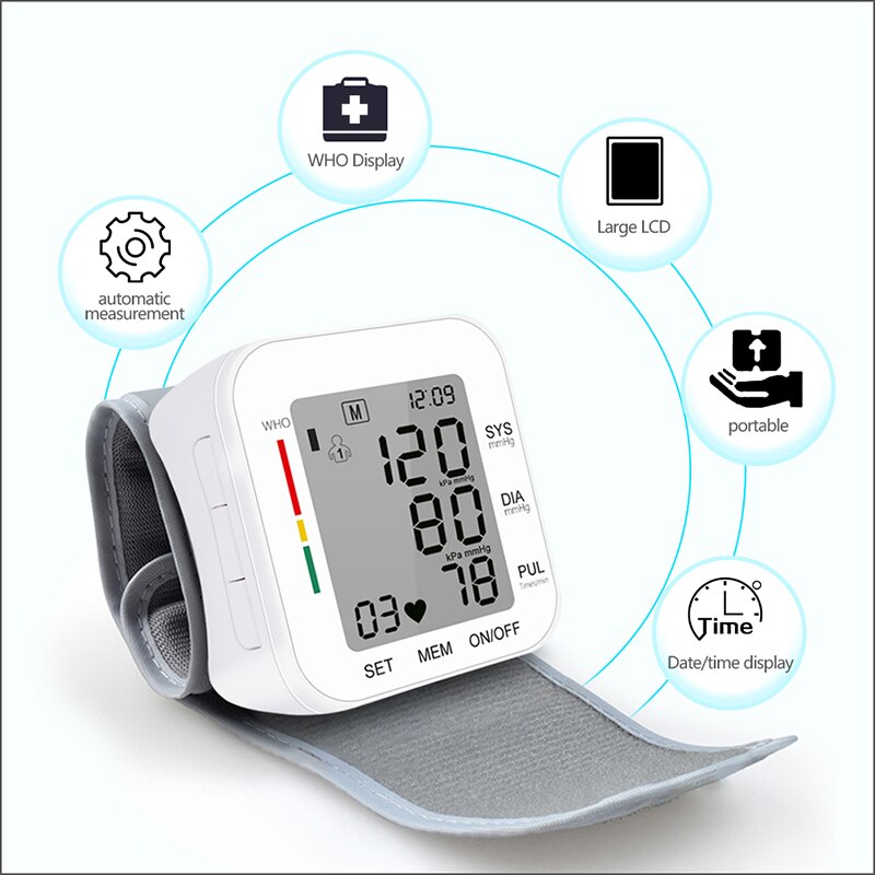 LCD Display sphygmomanometer Blood Pressure Monito... – Vicedeal