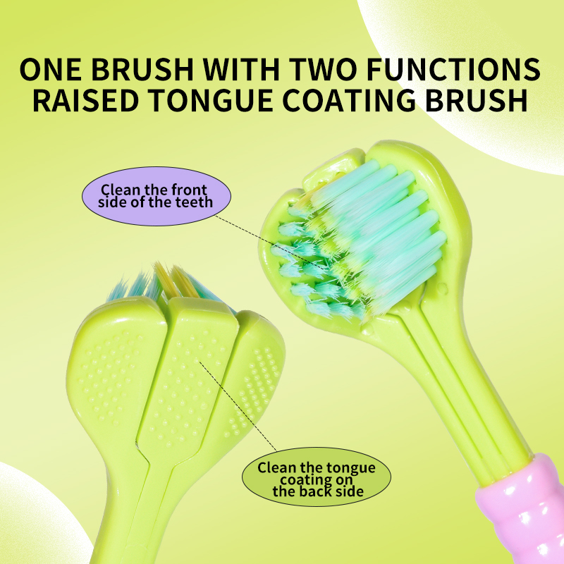 2pcs/box Adult Toothbrushes Soft Bristles Triple -... – Grandado