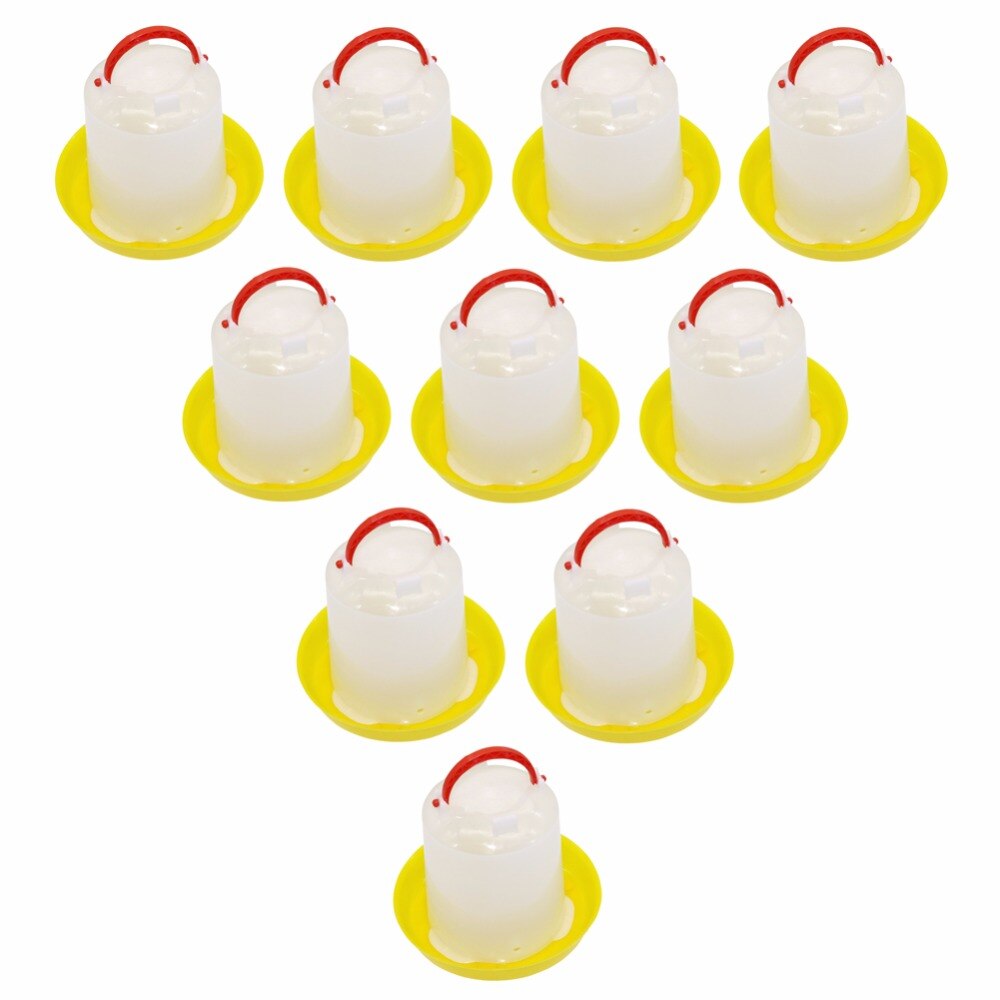 10 sets Kip drinken fontein 1kg Dier feeder Vogel ... – Grandado