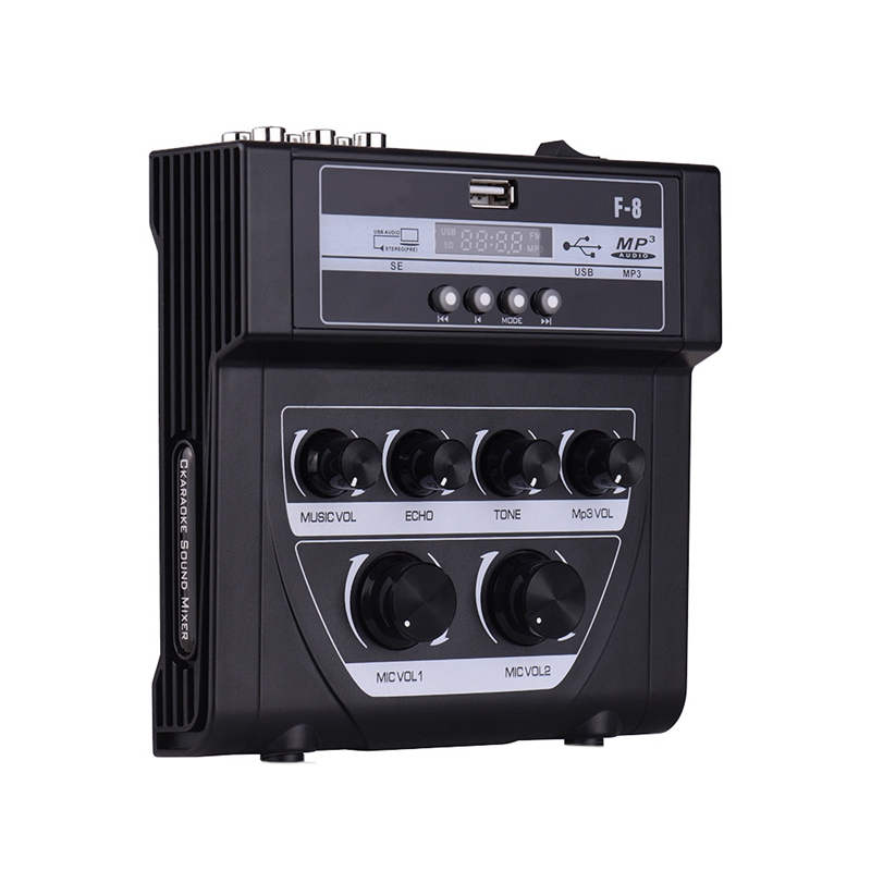 MF8 Home Mixer Microphone Amplifier with Bluetooth... – Grandado