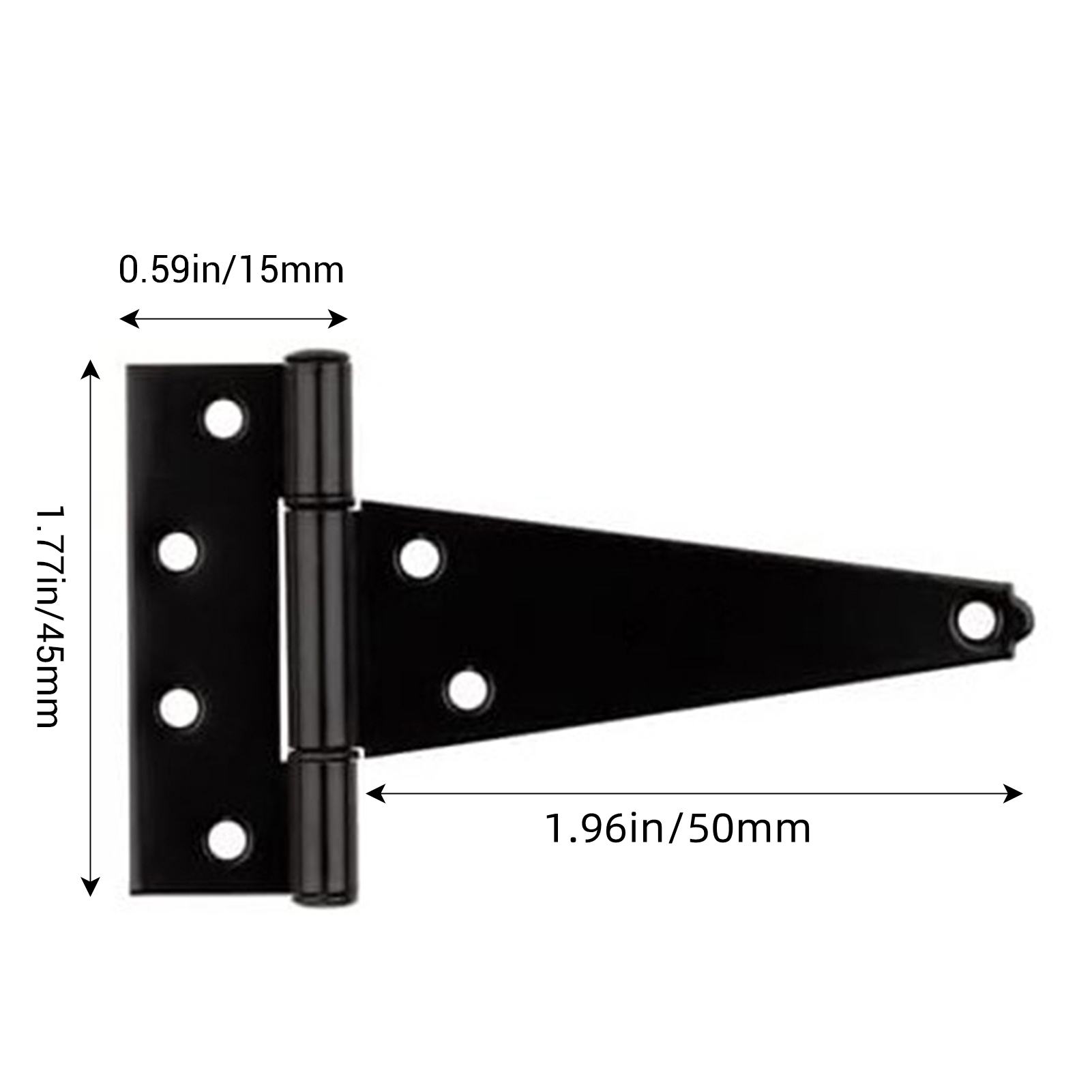 T Shape Door hinges with Screw Triangular Shed Bar... – Grandado