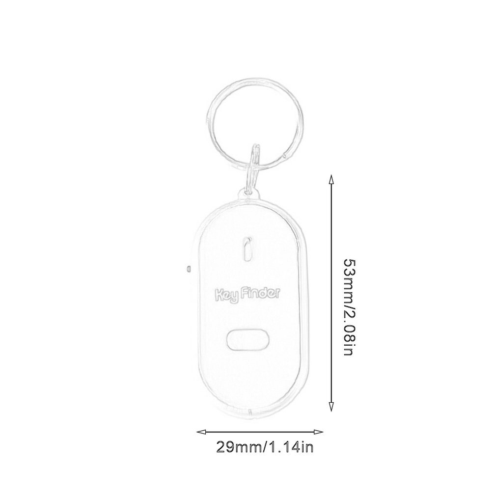 Smart Key Finder Anti Lost Fløjtesensorer Nøglerin Grandado