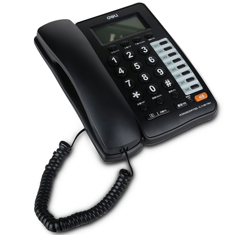 Deli 784 seat type telephone set corded telephone ... – Vicedeal