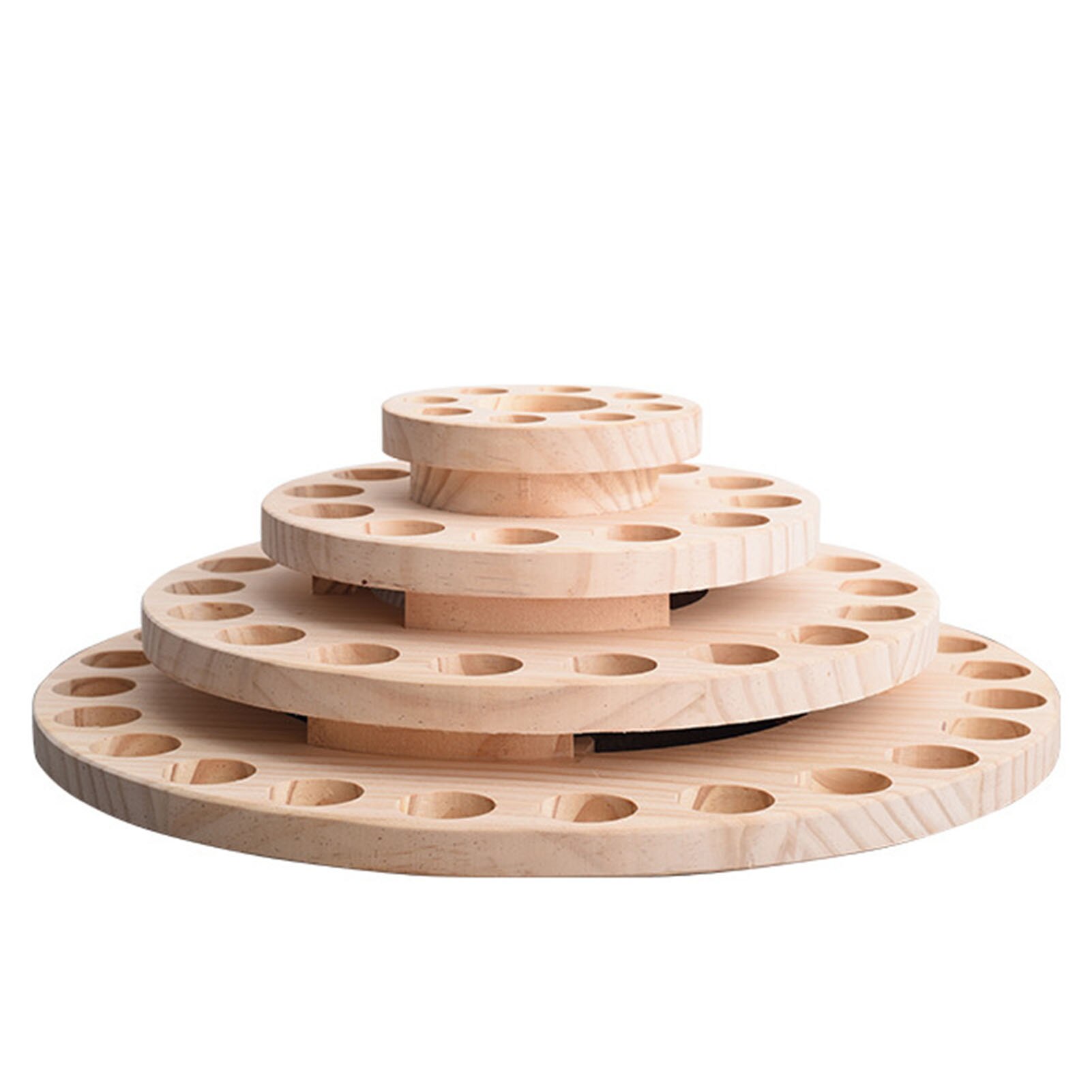5.9inch Wood Essential Oils Display Stand Rotatabl... – Vicedeal